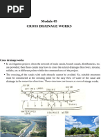 Types of Cross-Drainage Works Explained | PDF | Canal | Drainage