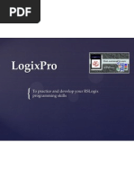 LogixPro PLC Simulator Guide | PDF | Programmable Logic Controller | Switch