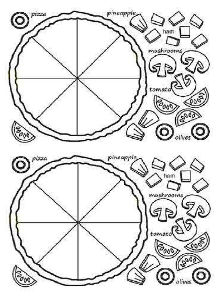 Pizza Worksheet | PDF