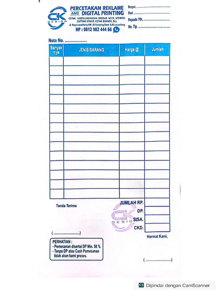 Nota CK Design | PDF