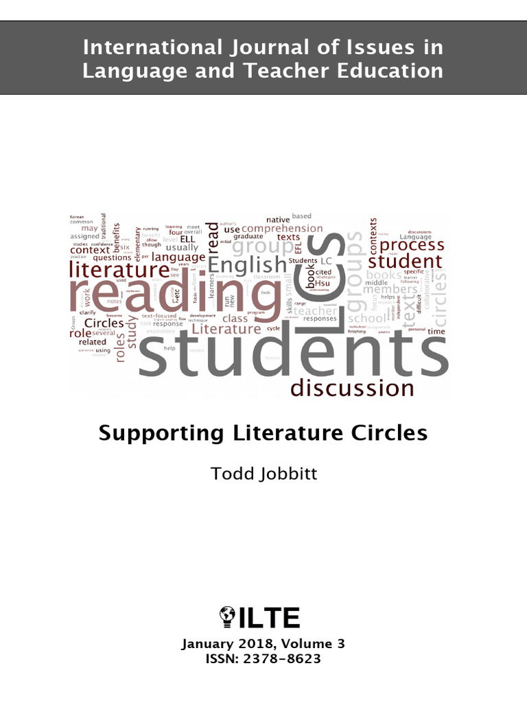 ILTE - 2018 - Supporting Literature Circles | PDF | English As A Second ...