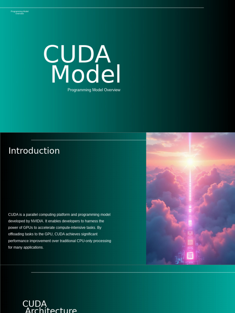 Cuda Model | PDF | Graphics Processing Unit | Parallel Computing