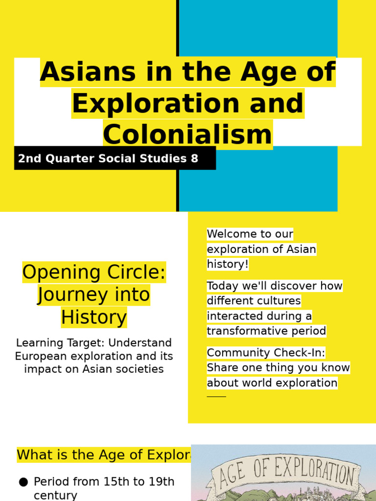 Asians in the Age of Exploration and Colonialism | PDF | Age Of ...