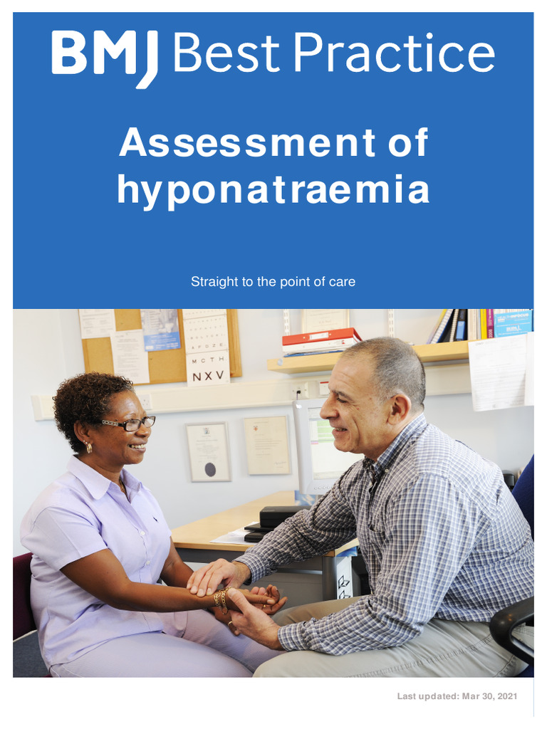Hyponatraemia Assessment Guide | PDF | Medical Specialties | Clinical ...