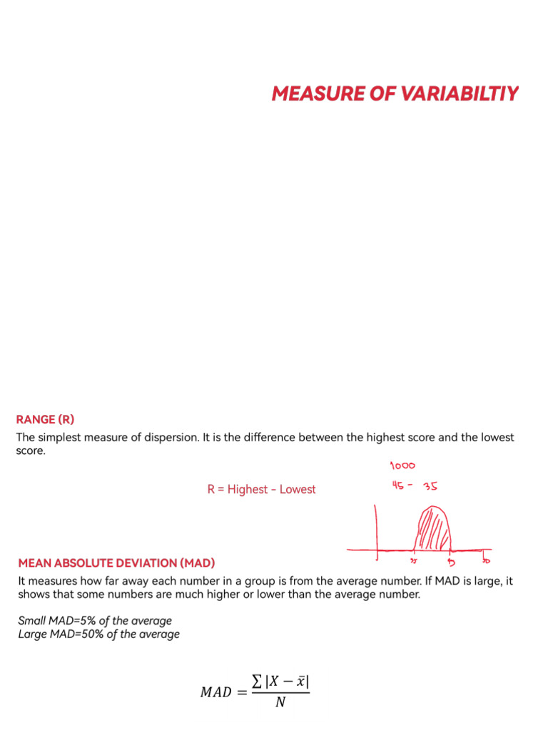 Measure of Variability | PDF