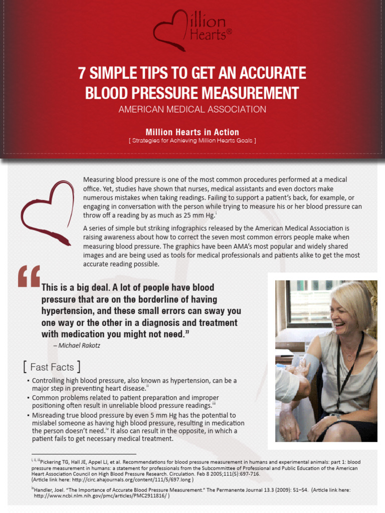7 Simple Tips To Get Accurate Blood Pressure Ucm 493556 | PDF ...