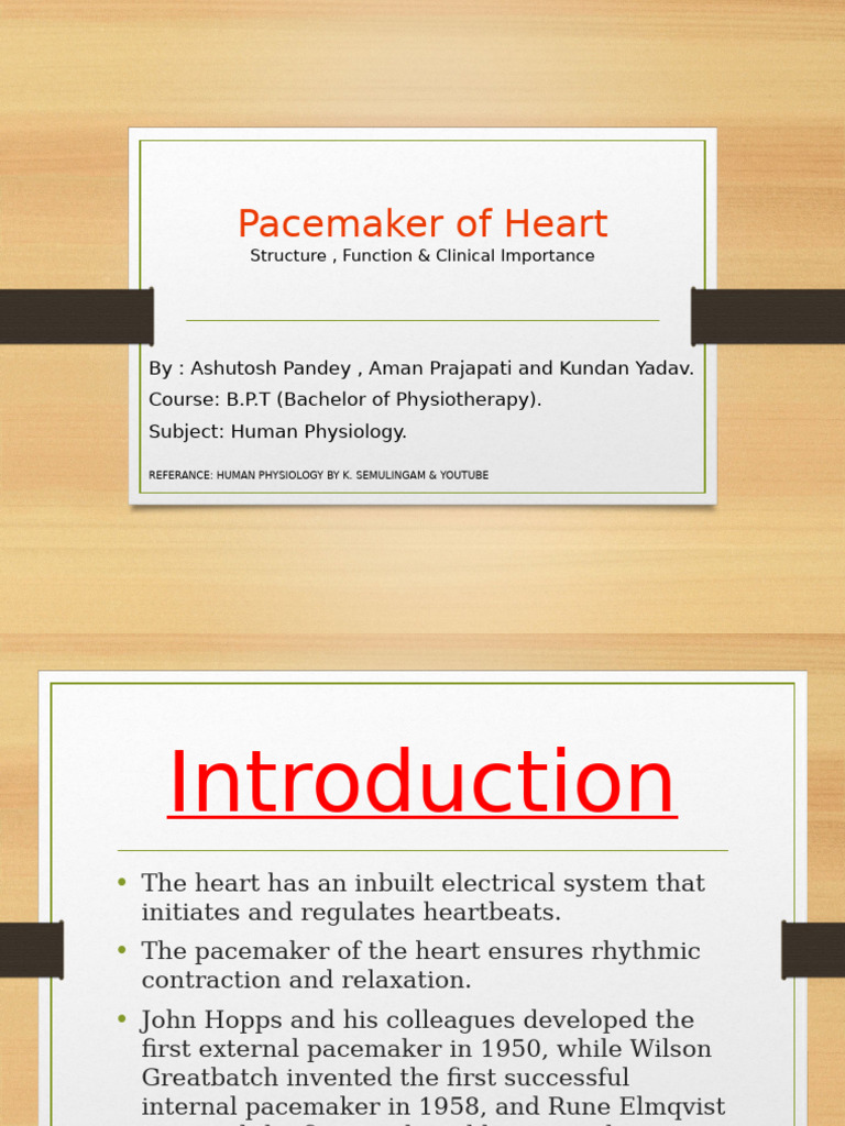 Heart Pacemaker: Structure & Function | PDF | Action Potential ...