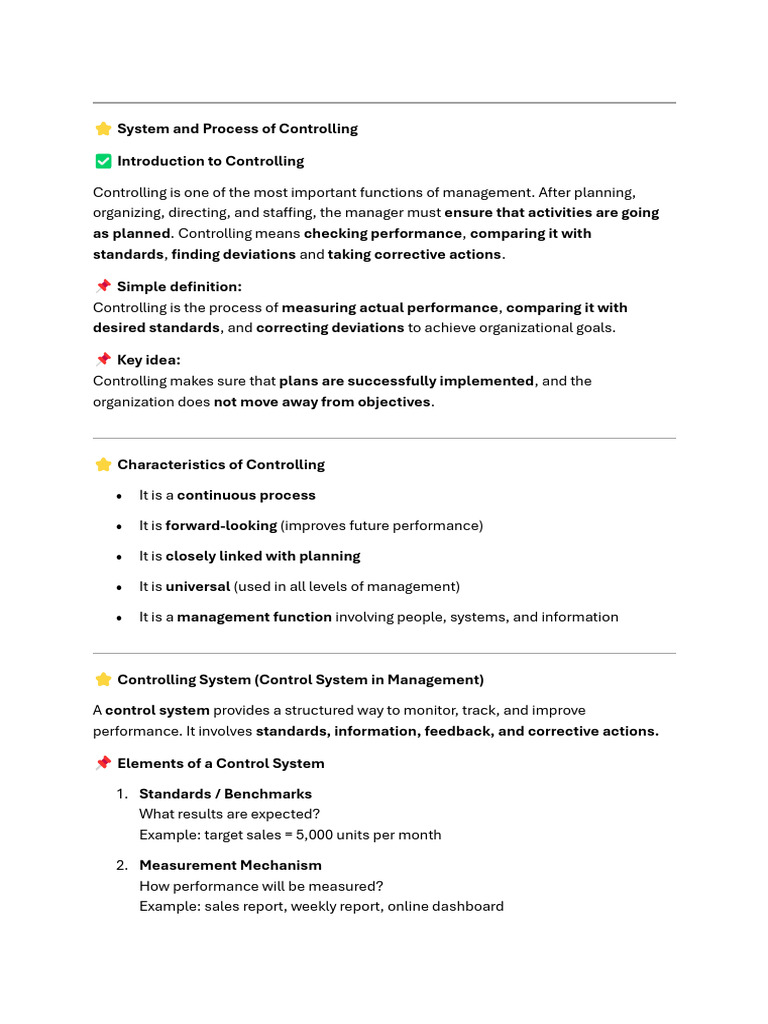 unit 5 pom | PDF | Budget | Performance Appraisal