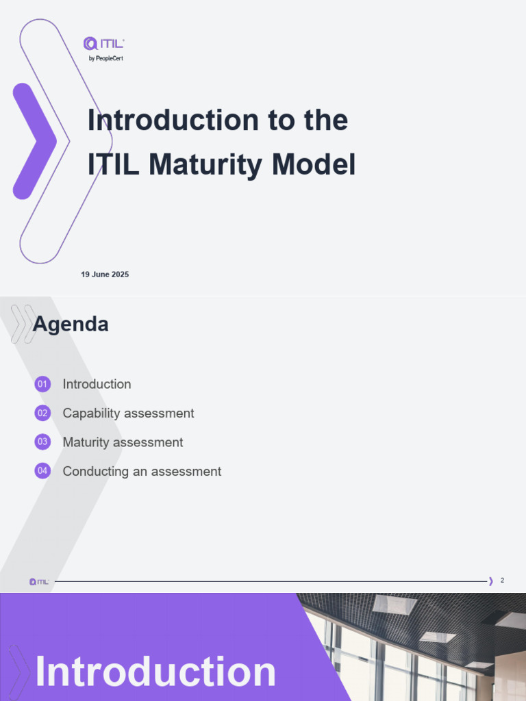 ITIL Maturity Model Overview and Assessment | PDF | Governance | Scope ...