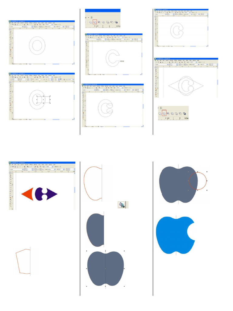Latihan Praktek COREL DRAW X | PDF