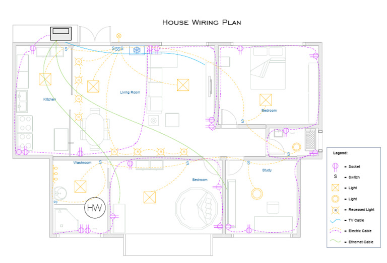 House Wiring Plan | PDF