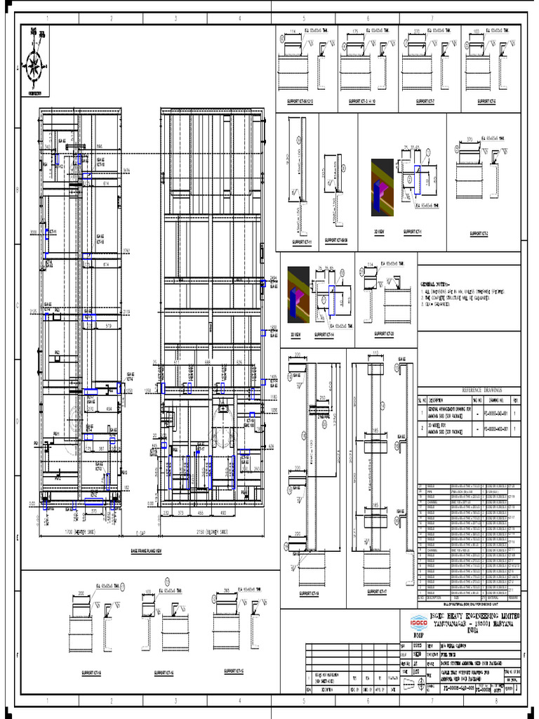 24.4 Skid Platform Drawing - Rev.1-SH 4 of 5 | PDF | Production And ...