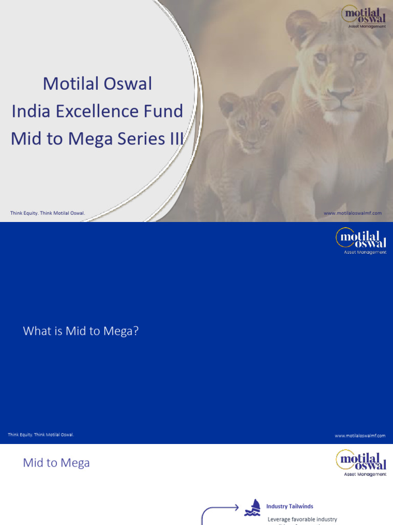 Motilal Oswal Mid to Mega Strategy Overview | PDF | Private Sector ...