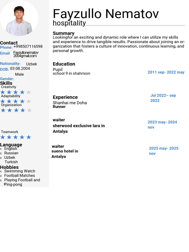 Bakhodir_Resume_604.pdf_20251103_150052_0000 | PDF