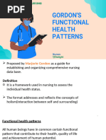 Gordon Functional Health Pattern | PDF