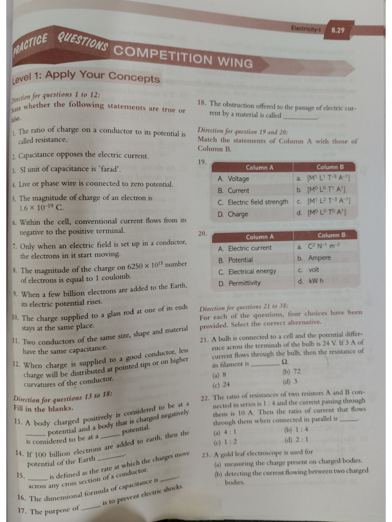 Electricity Assignment | PDF