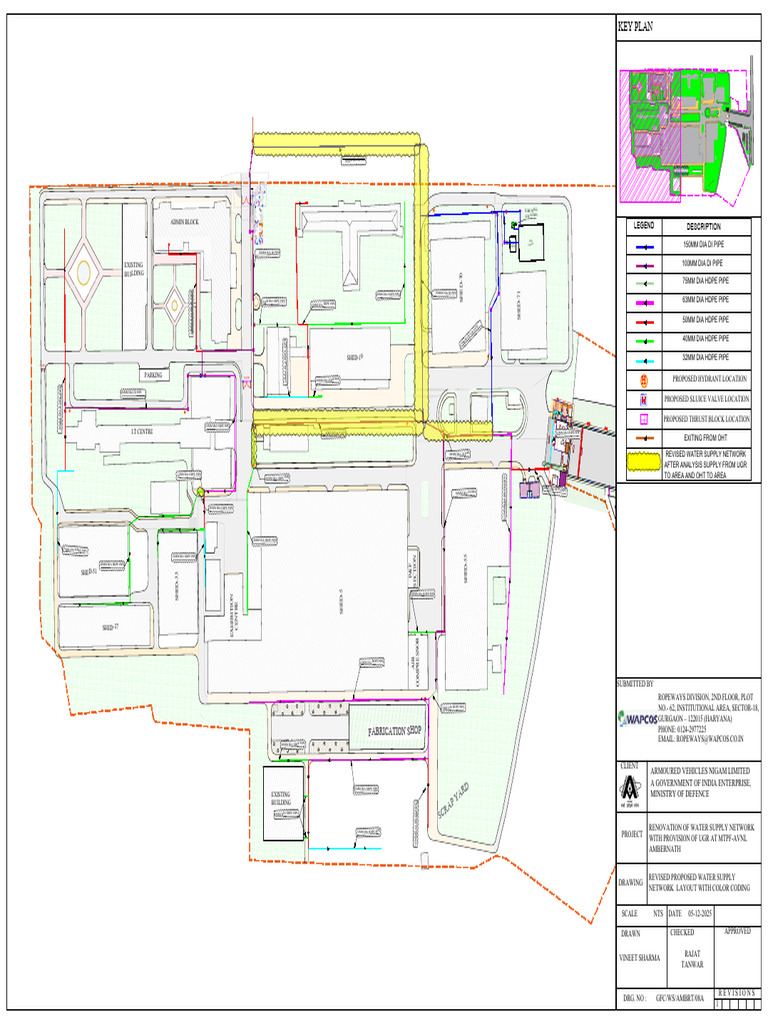 Revised Water Supply Network Layout | PDF | Room