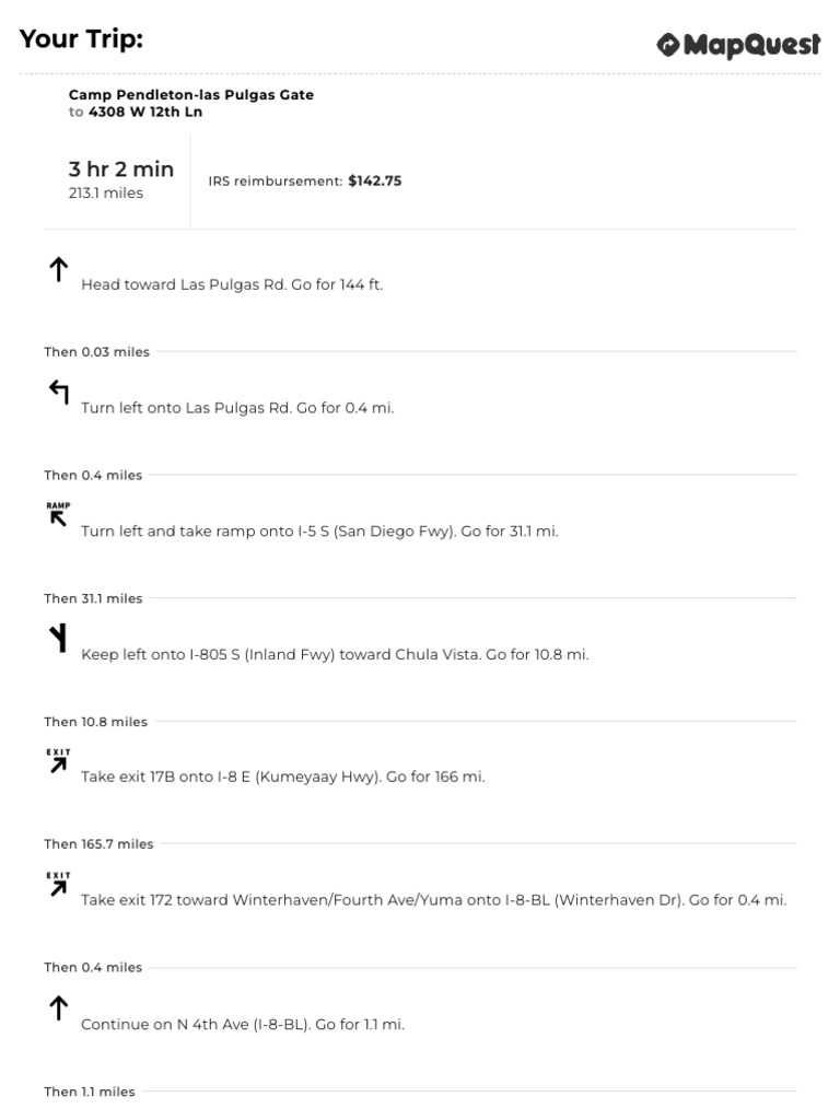 Multi-Stop Route Planning and Optimization Tools - MapQuest | PDF