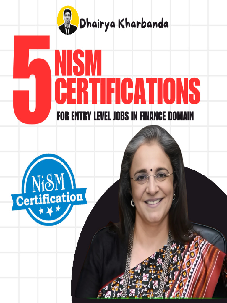 Top 5 NISM Certifications | PDF | Financial Analyst | Investing