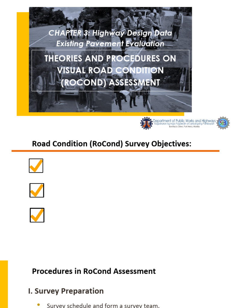 3.2 Highway Design Data - Existing Pavement Evaluation | PDF | Road ...