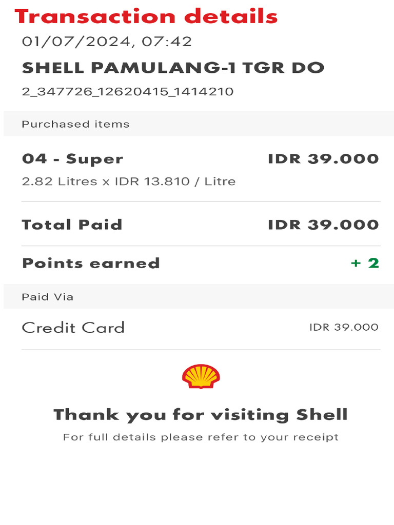 Shell Pamulang | PDF