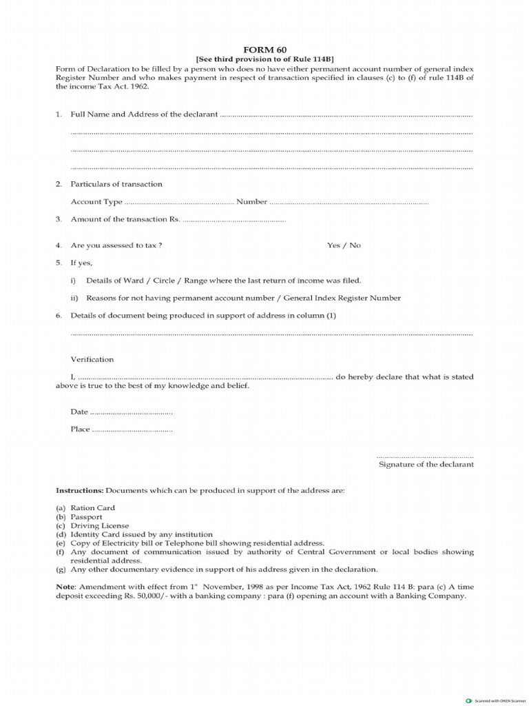 Form 60. | PDF