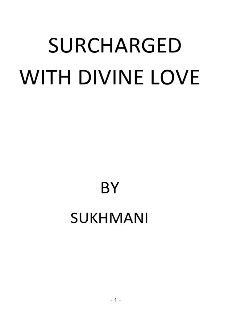 Surcharge With Divine Love | PDF | Guru | Prayer