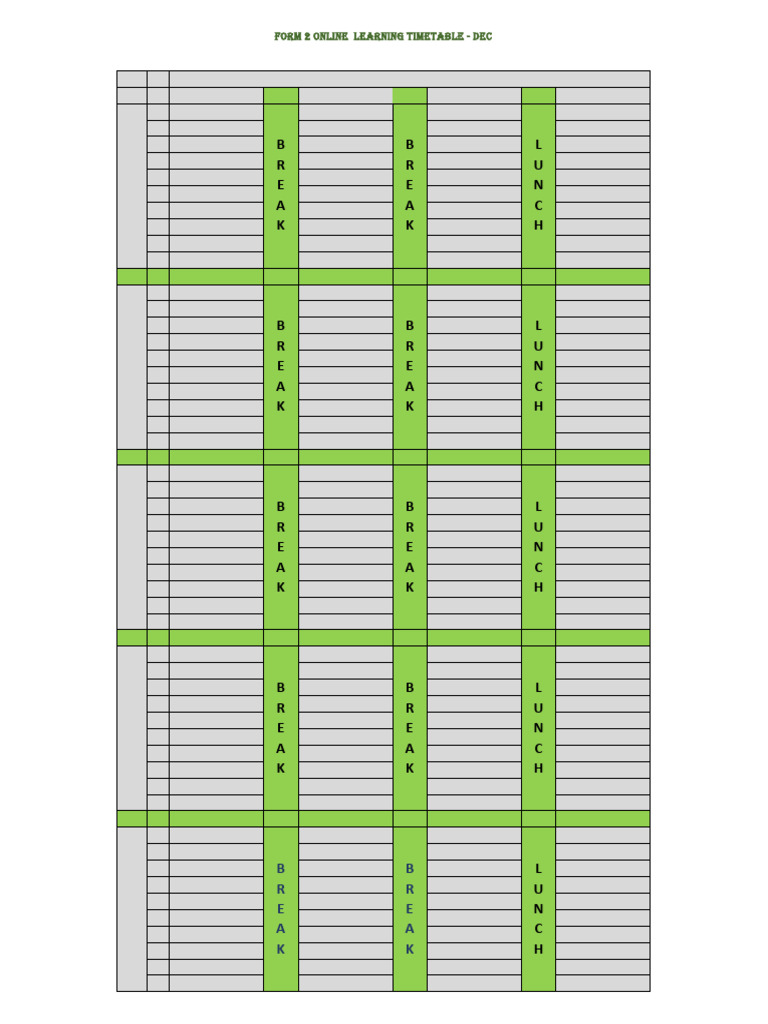 F2 Online Timetable DEC 2023 | PDF