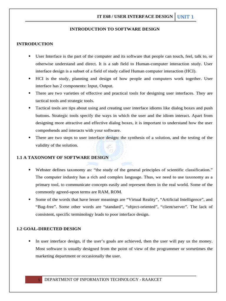 UID UNIT 1 | PDF | Graphical User Interfaces | Window (Computing)