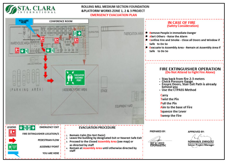 RMP Conference Area Evacuation Plan | PDF | Emergency Evacuation | Safety