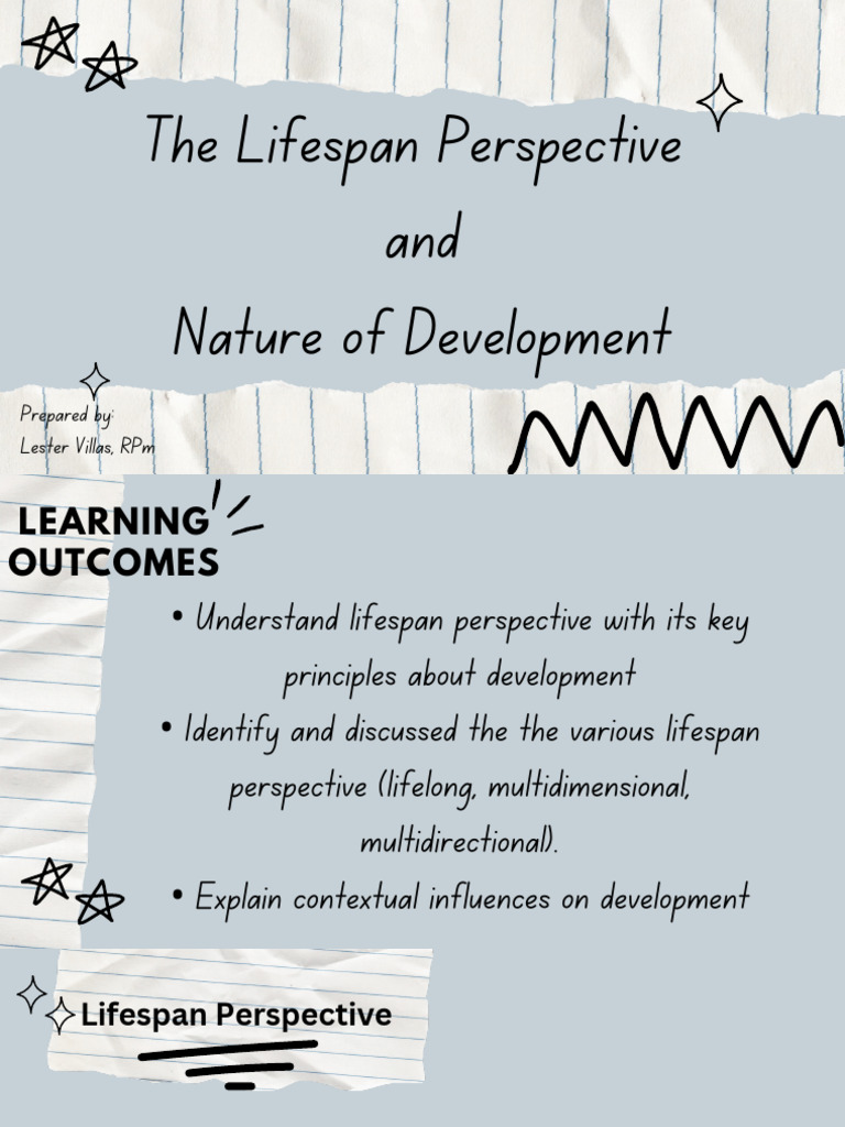 Lesson 1 Lifespan Perspective and Nature of Development 2 | PDF ...