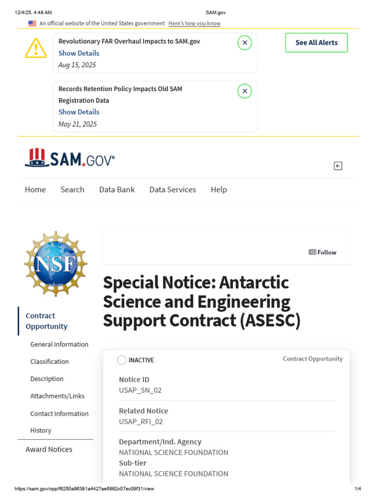 Latest On As Esc Contract | PDF | National Science Foundation | General ...