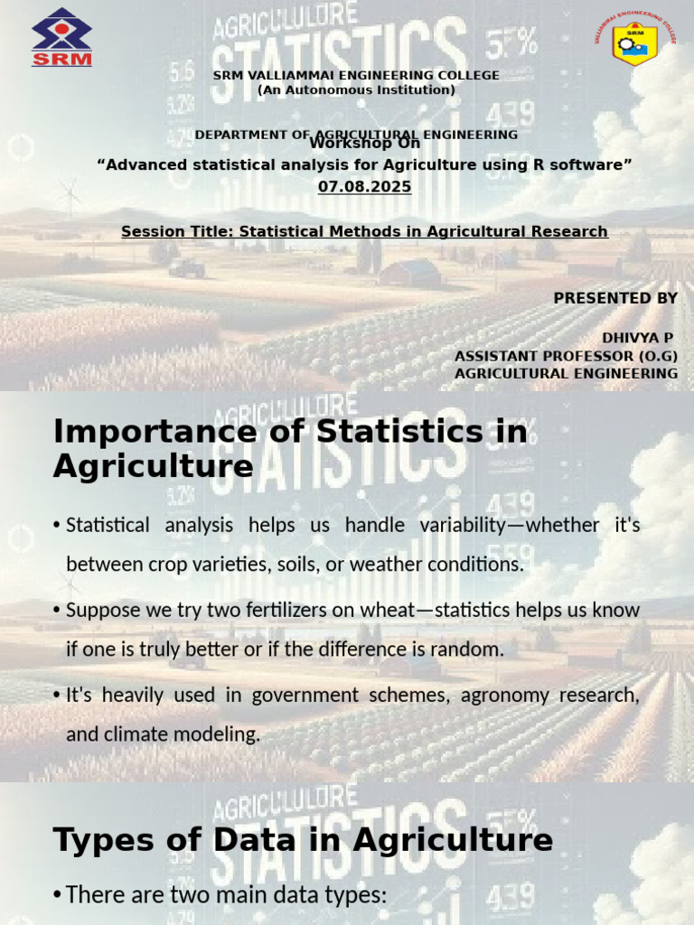 Workshop Ppt Statistics | PDF | Analysis Of Variance | Statistics