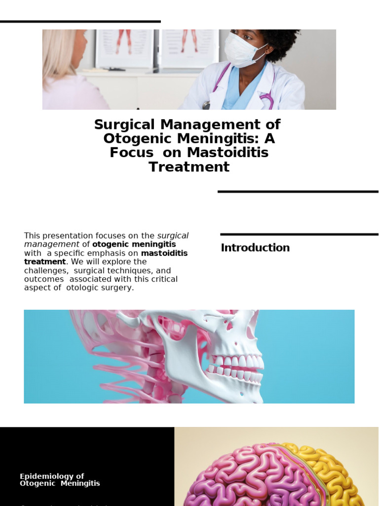 Management of Otogenic Meningitis A Focus On Mastoiditis Treatment ...
