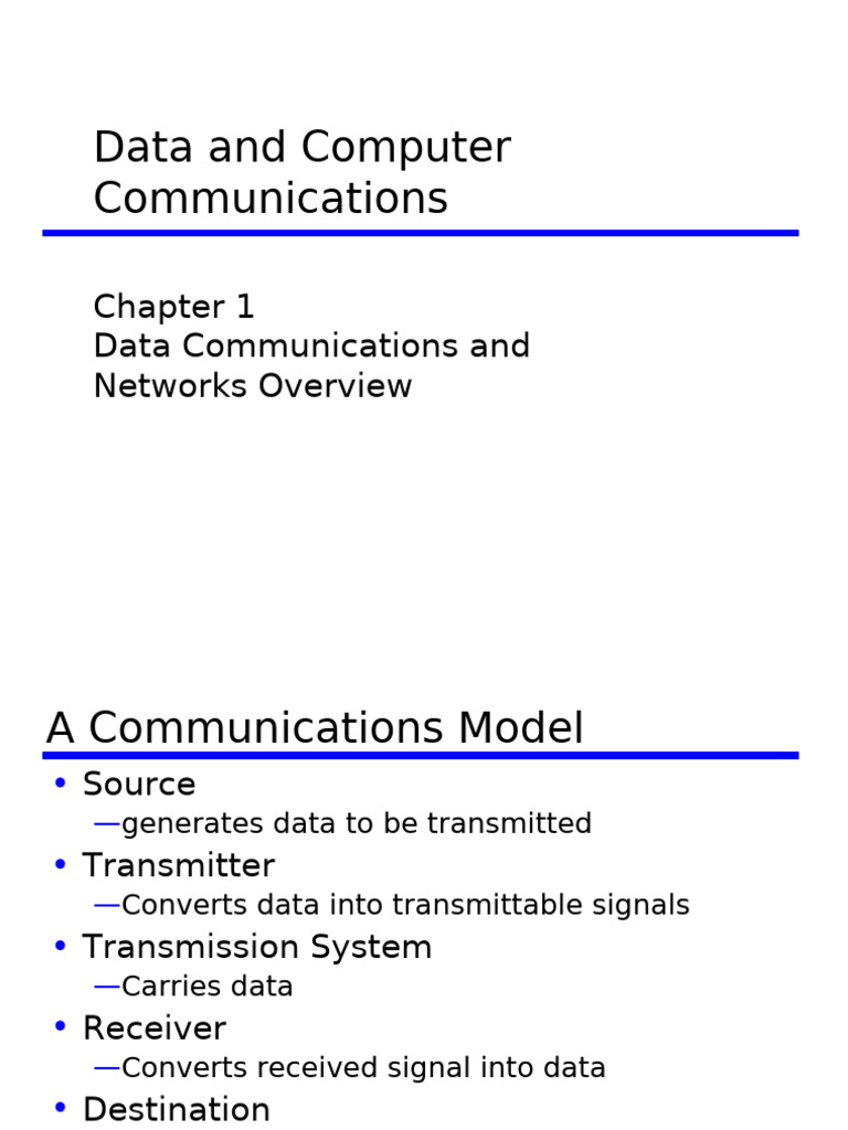 01 Overview | PDF | Computer Network | Network Switch