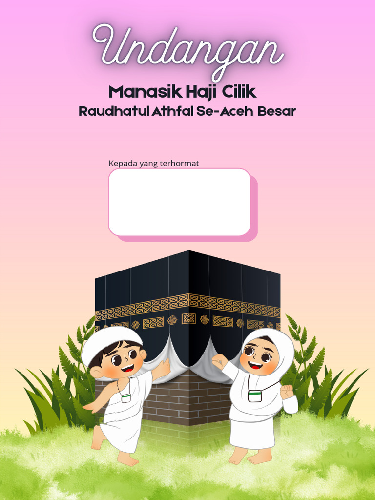 Undangan Manasik Haji | PDF