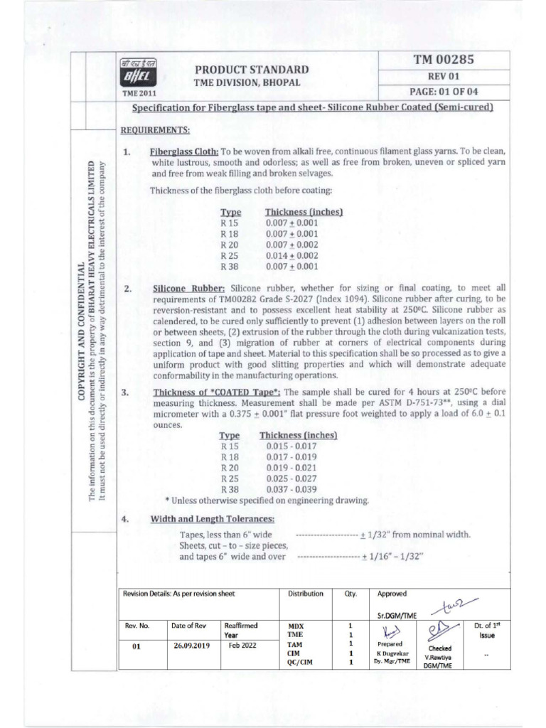 Bhel Silicon Tender Specification | PDF