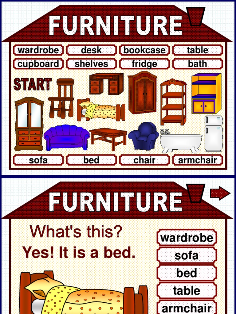 Eslprintables - Furnitures | PDF