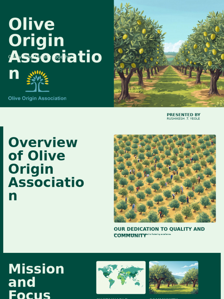 Presentation - Olive Origin Association | PDF