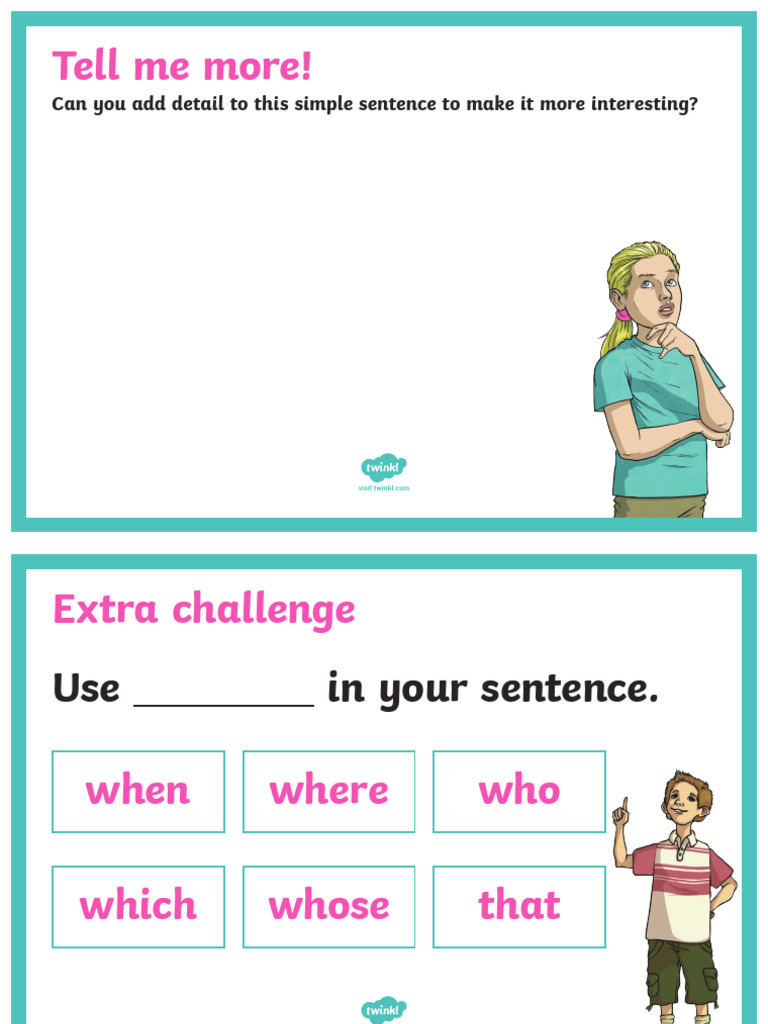 Enhance Your Sentences with Detail | PDF