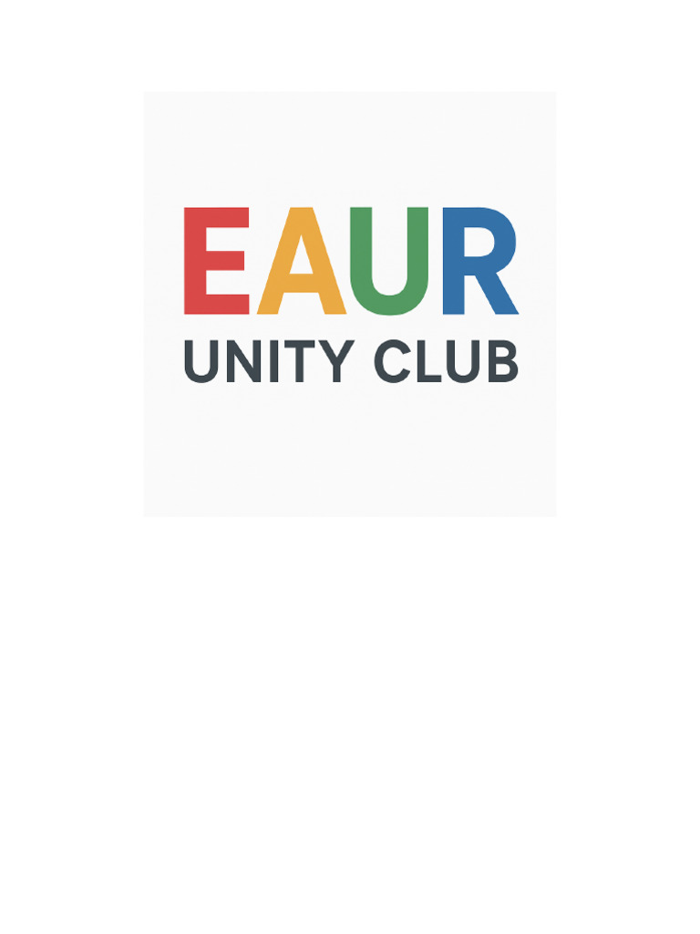 EAUR Unity Club Logo Printable | PDF