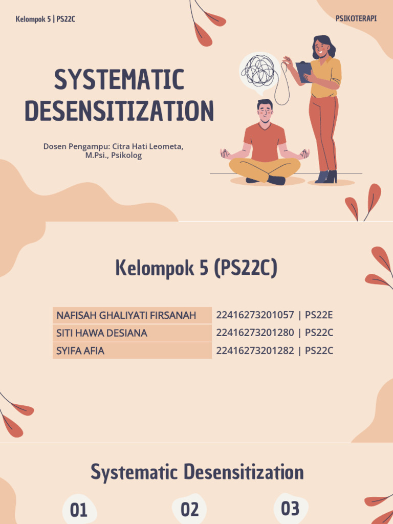 Teknik Desensitisasi Sistematis dalam Psikoterapi | PDF