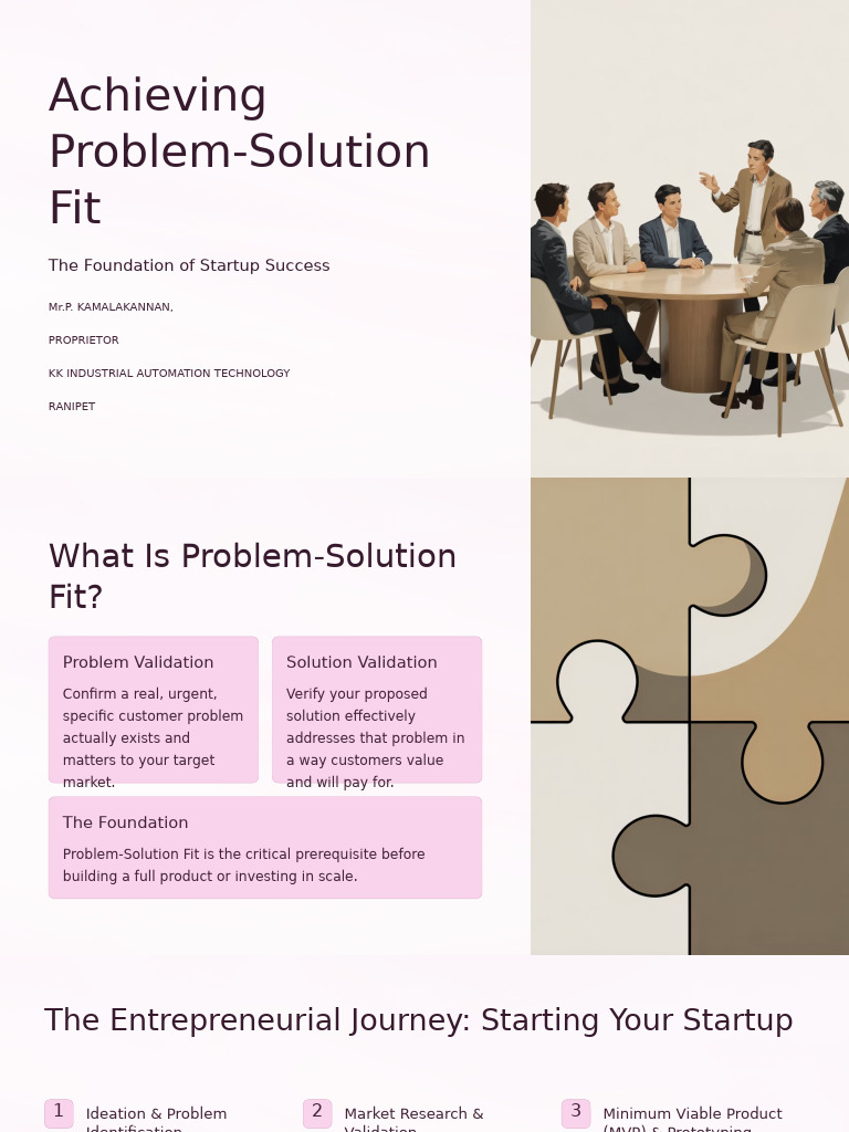 Achieving Problem Solution Fit (5) | PDF | Startup Company | Small ...