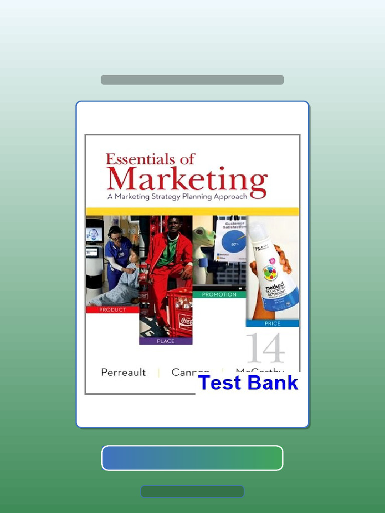Essentials of Marketing a Marketing Strategy Planning Approach 14th ...