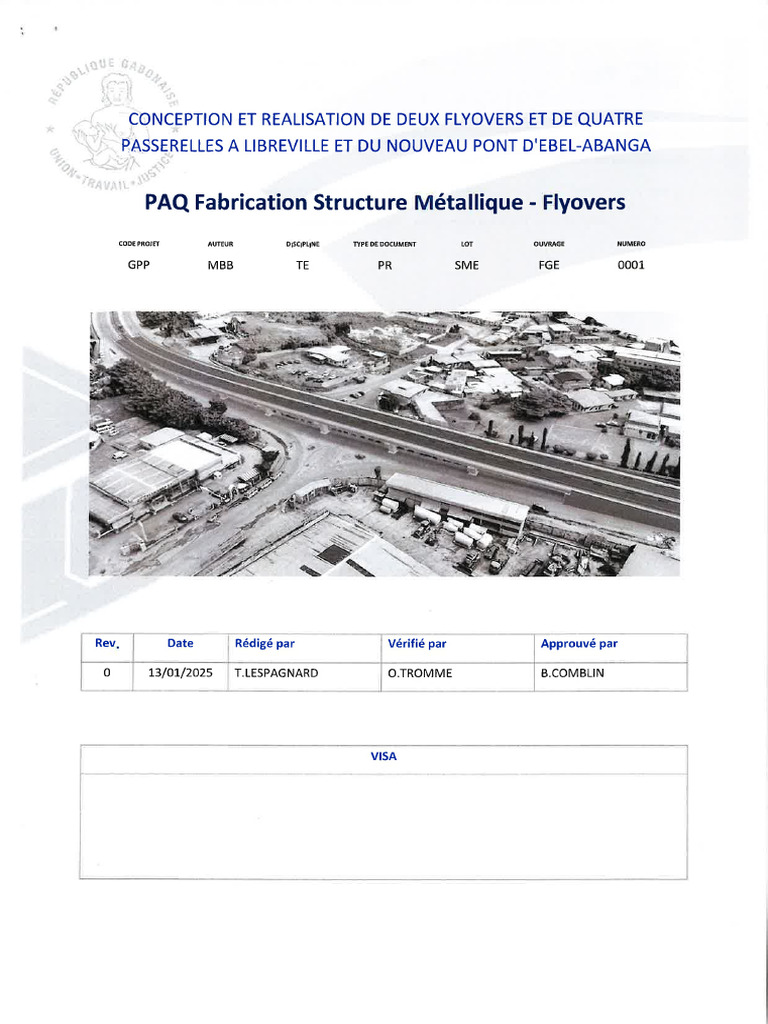 67-PAQ Fabrication Structure Métallique Flyovers | PDF