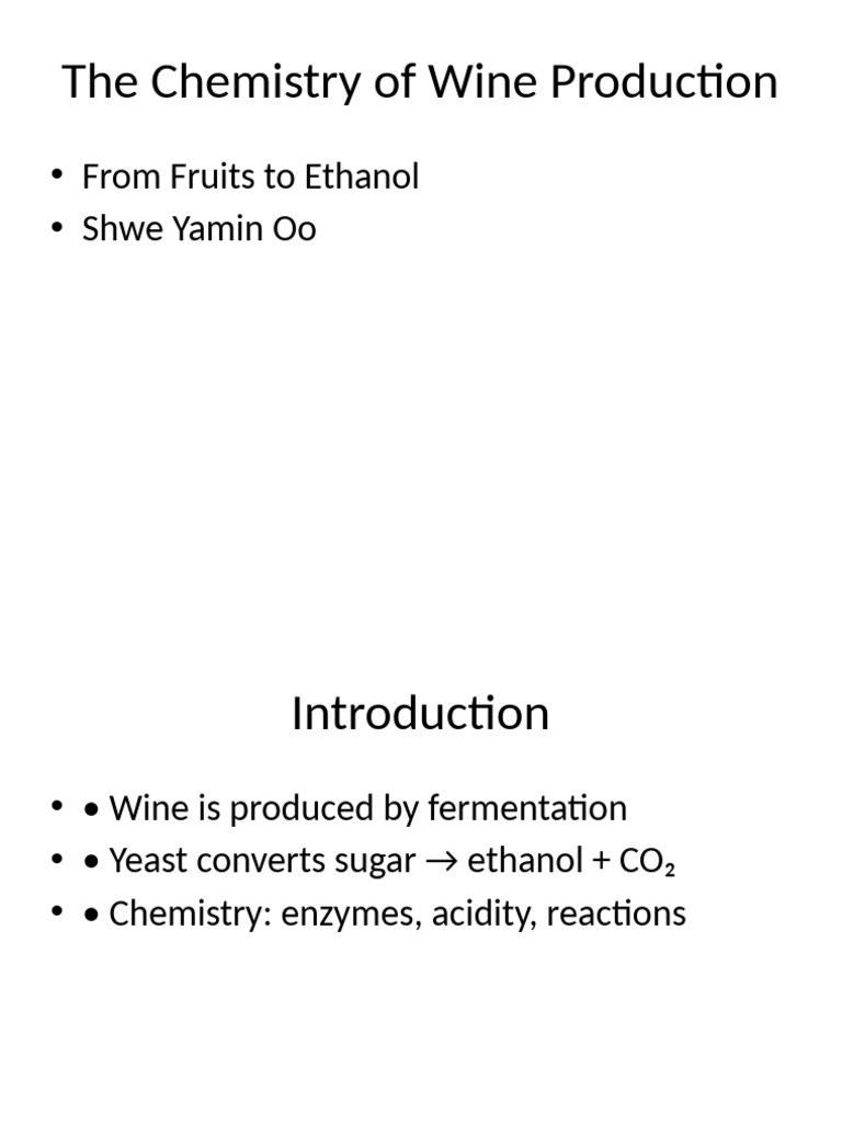Wine Production Presentation | PDF