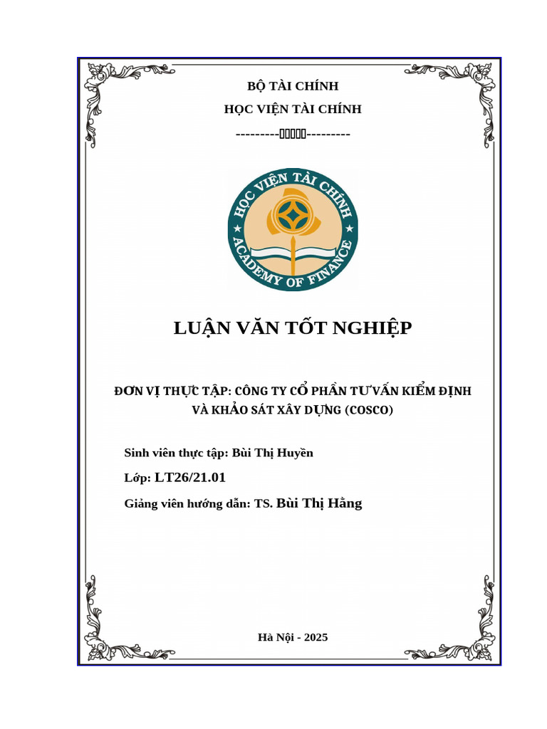 Luan Van Tot Nghiep | PDF