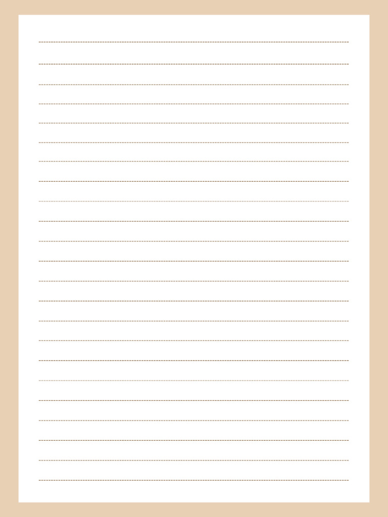 Simple A4 Memo Lined Paper | PDF