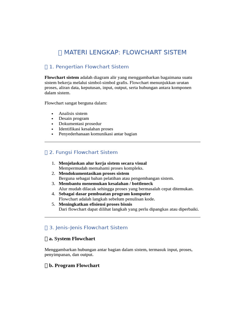 Flowchart Sistem Liya | PDF