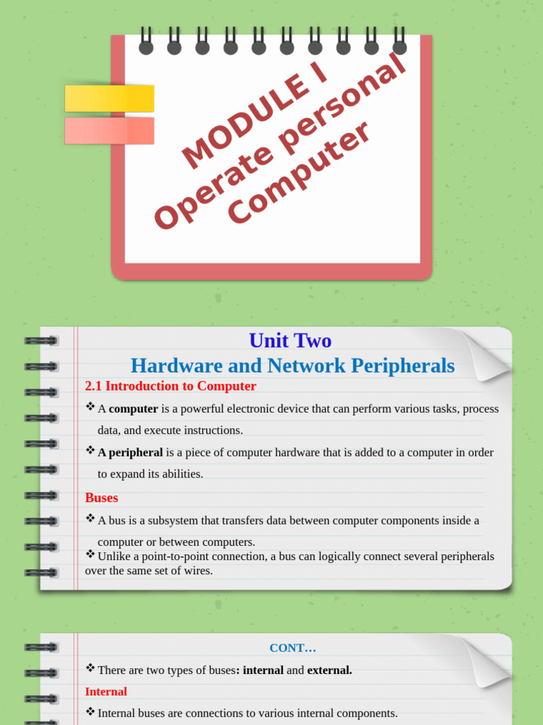 G11 Module I Unit 2 | PDF | Electrostatic Discharge | Usb